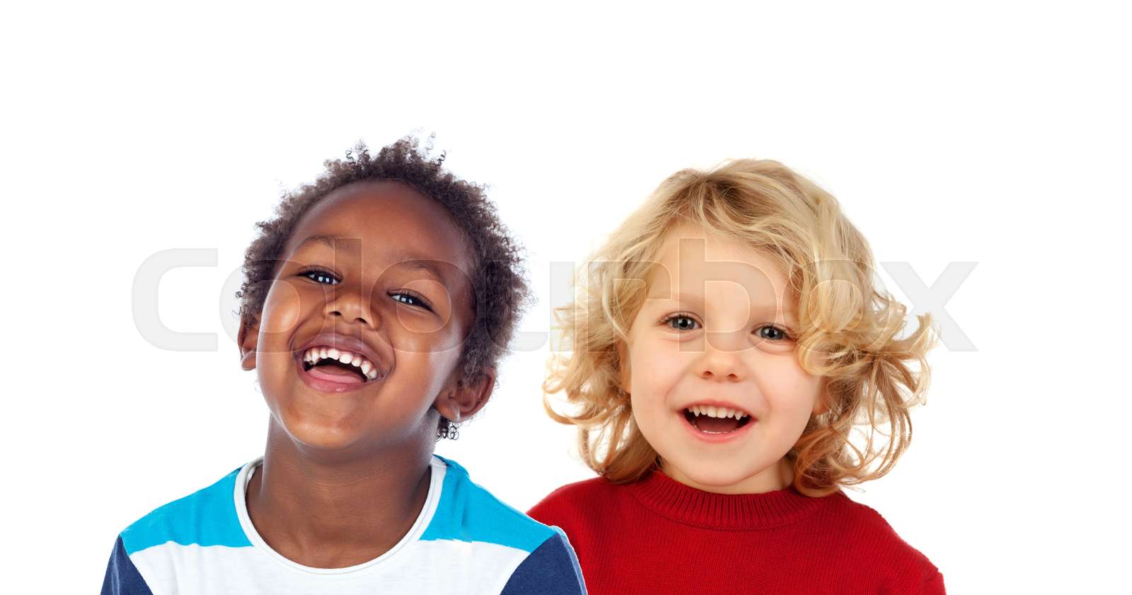 Happy children laughing | Stock image | Colourbox