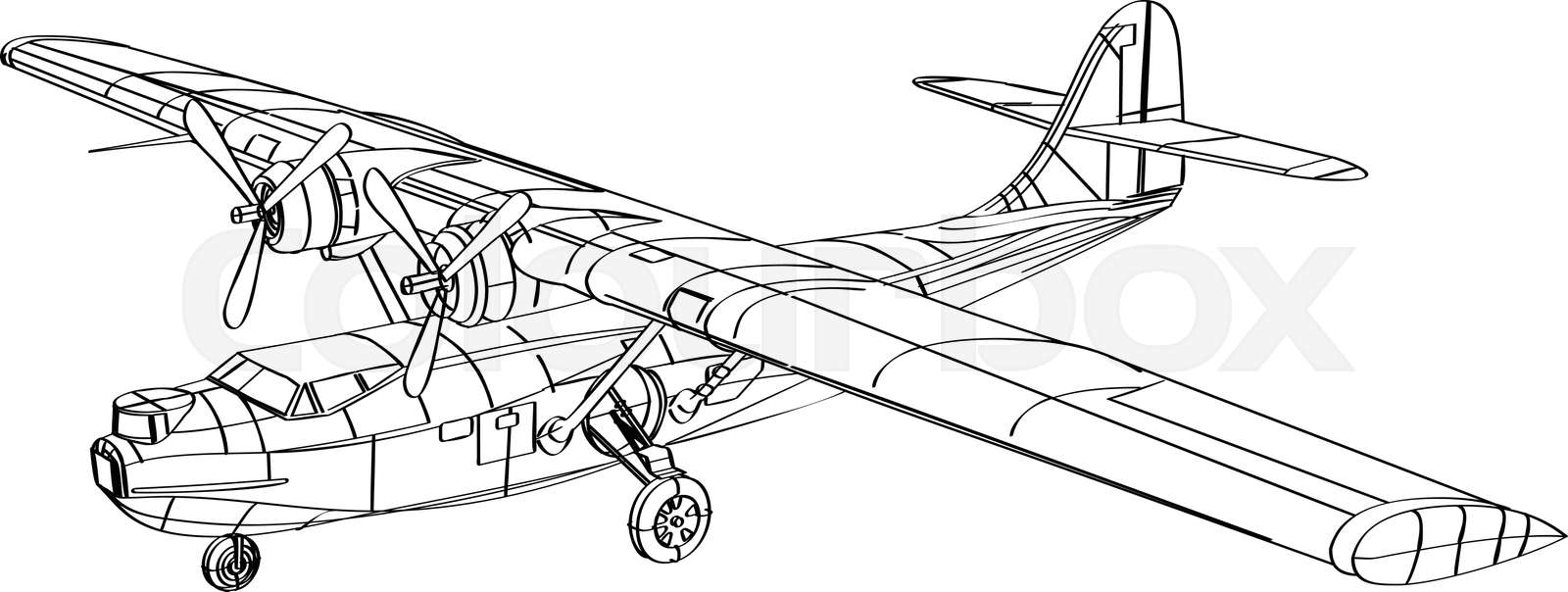 Consolidated Pby Catalina Flying Boat Patrol Bomber and Amphibious ...