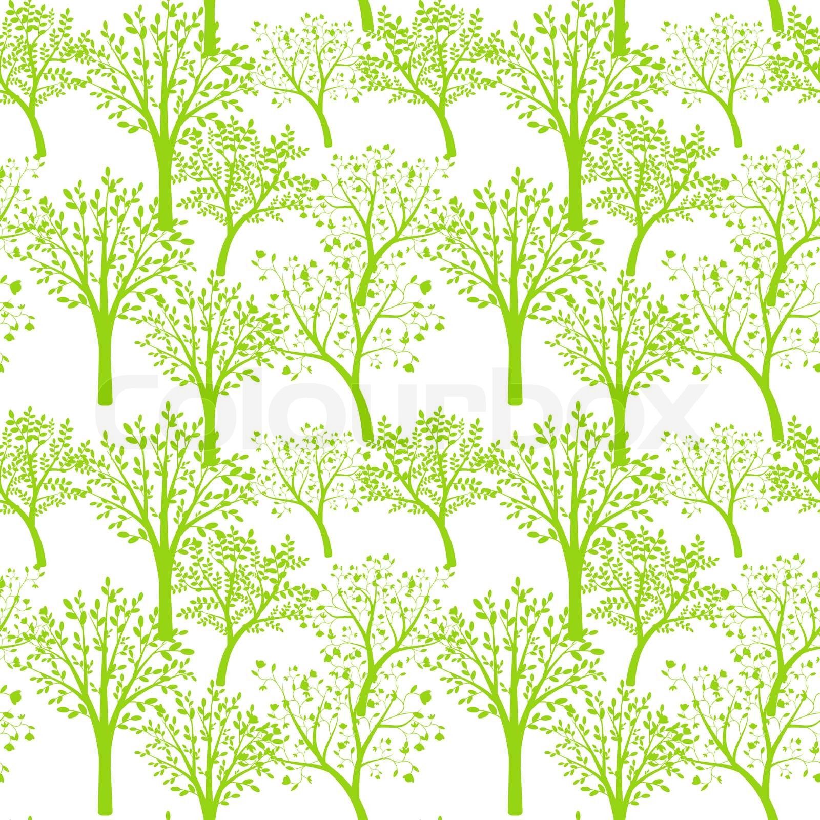 Seamless park pattern | Stock image | Colourbox