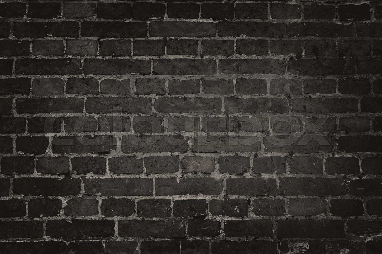 Black Brick Background