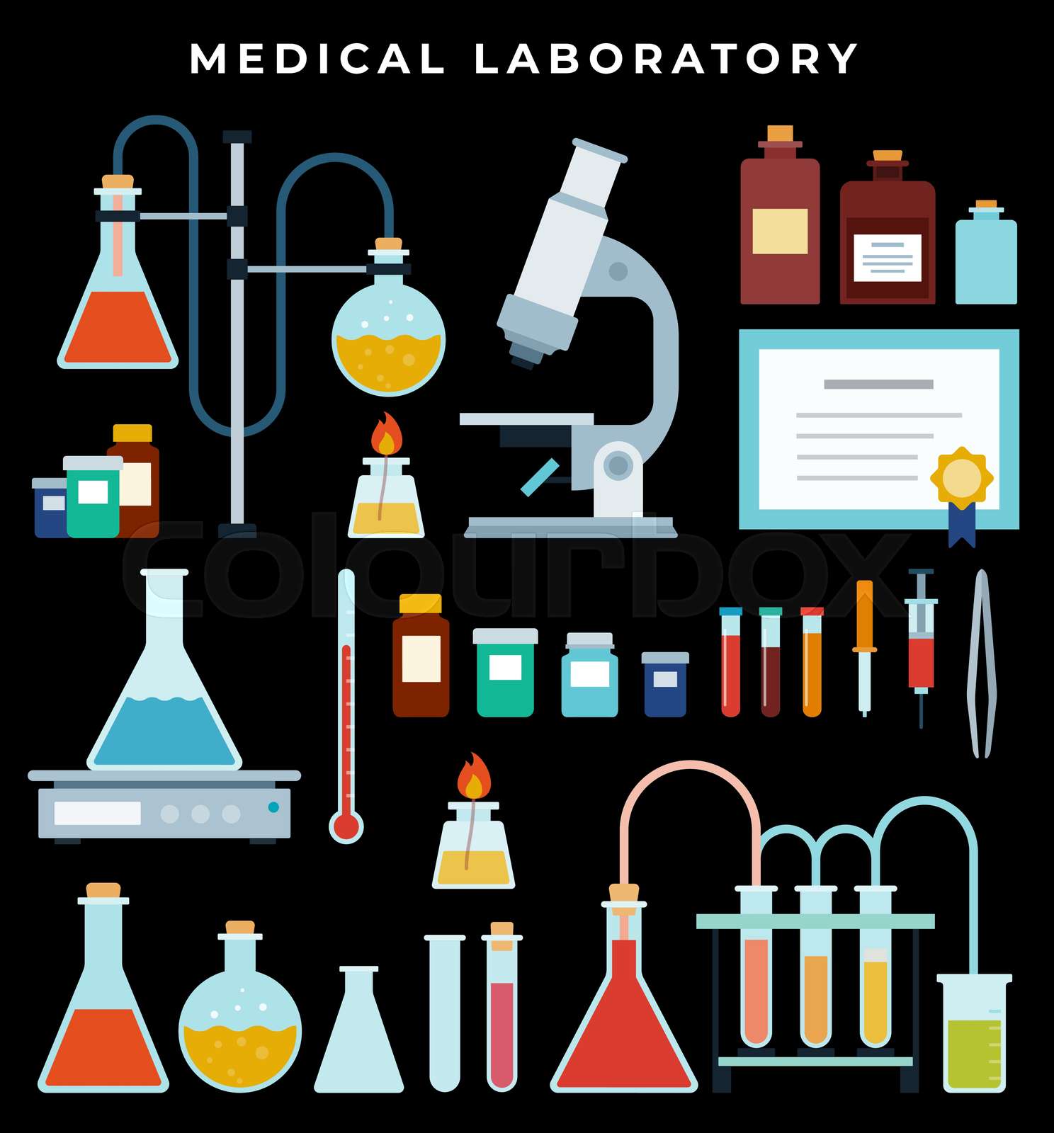 Laboratory Equipment Clipart