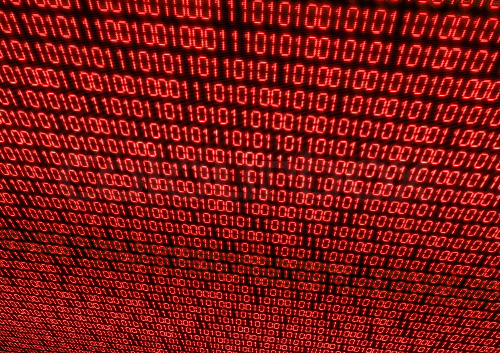 Binary Code Stock Image Colourbox