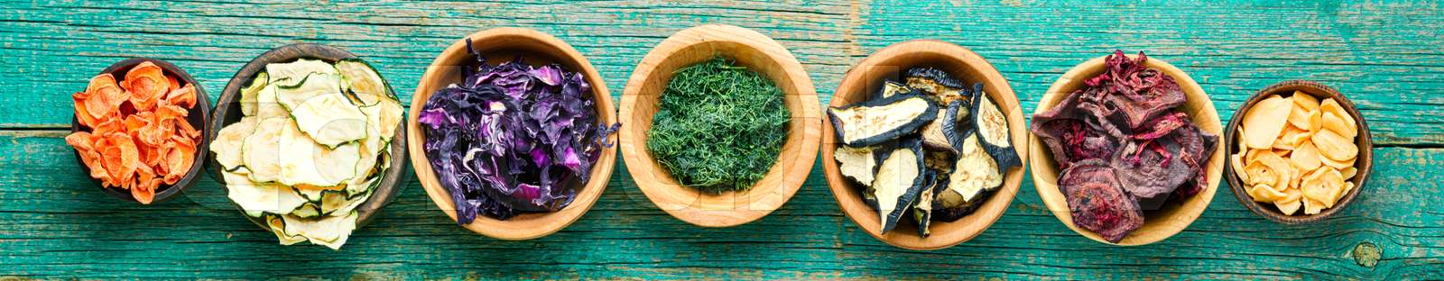 Assortment of dry vegetables | Stock image | Colourbox