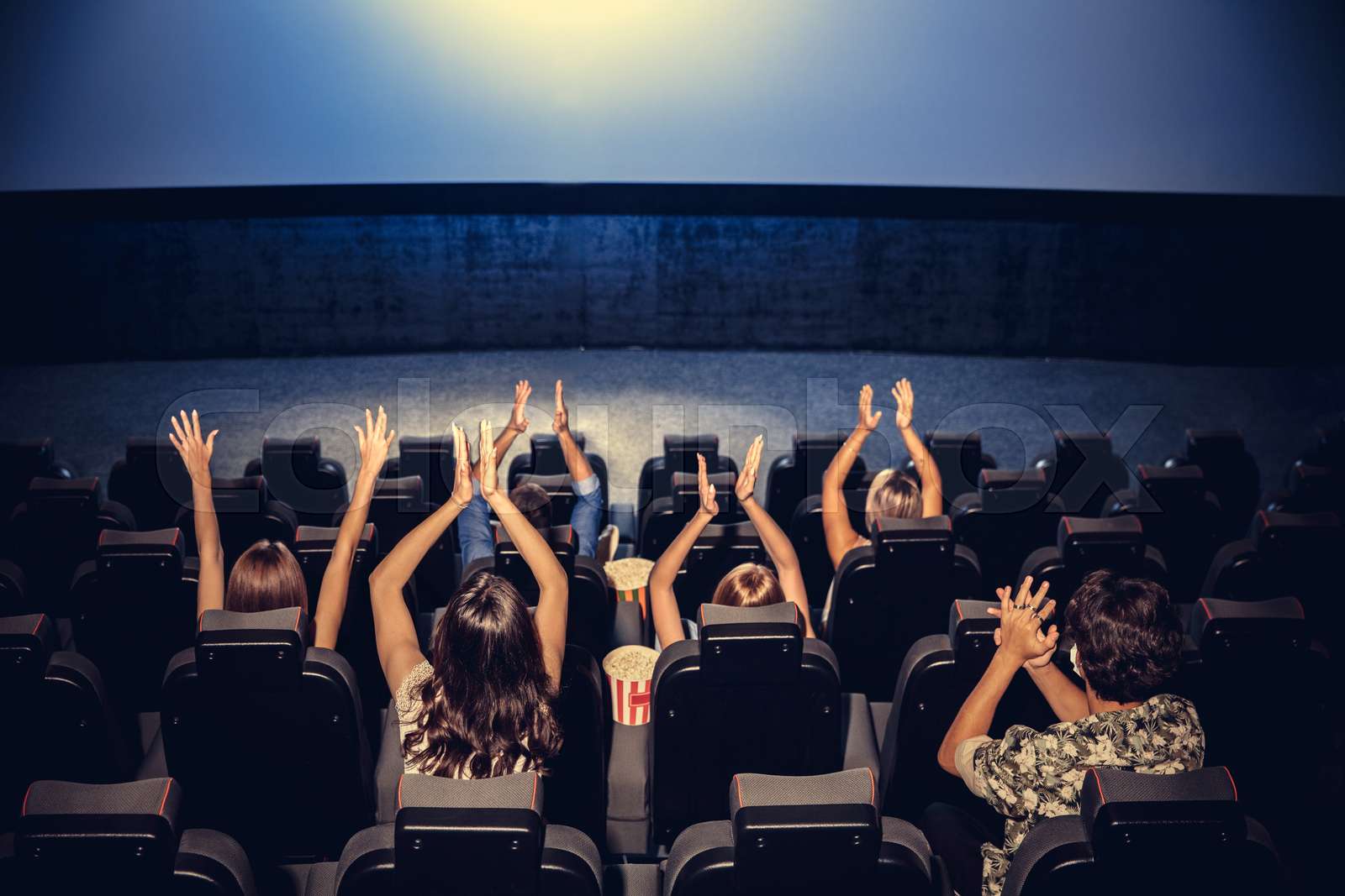 Cinema, movie theatre during quarantine. Coronavirus pandemic safety ...