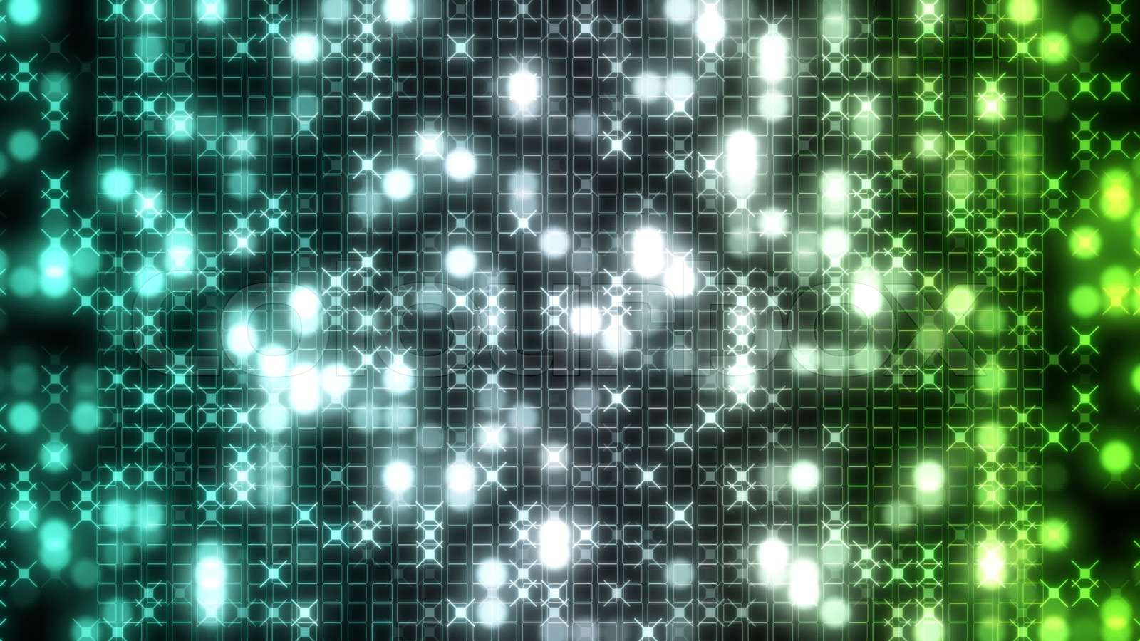 Techno Futuristic neon poster Glow effect | Stock video | Colourbox