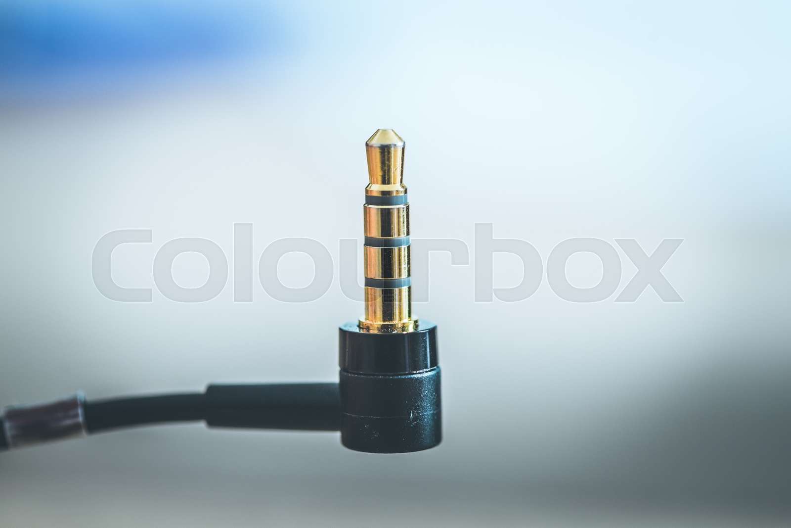 Audio jack concept: Close up of a 3.5mm audio jack | Stock image ...