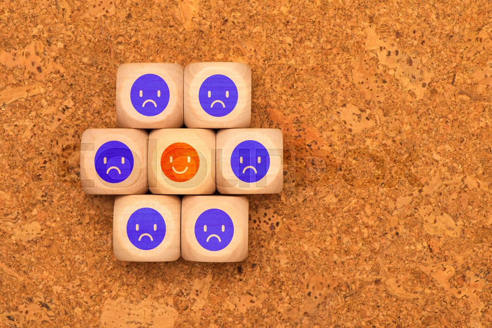 Emojis with good and bad mood | Stock image | Colourbox