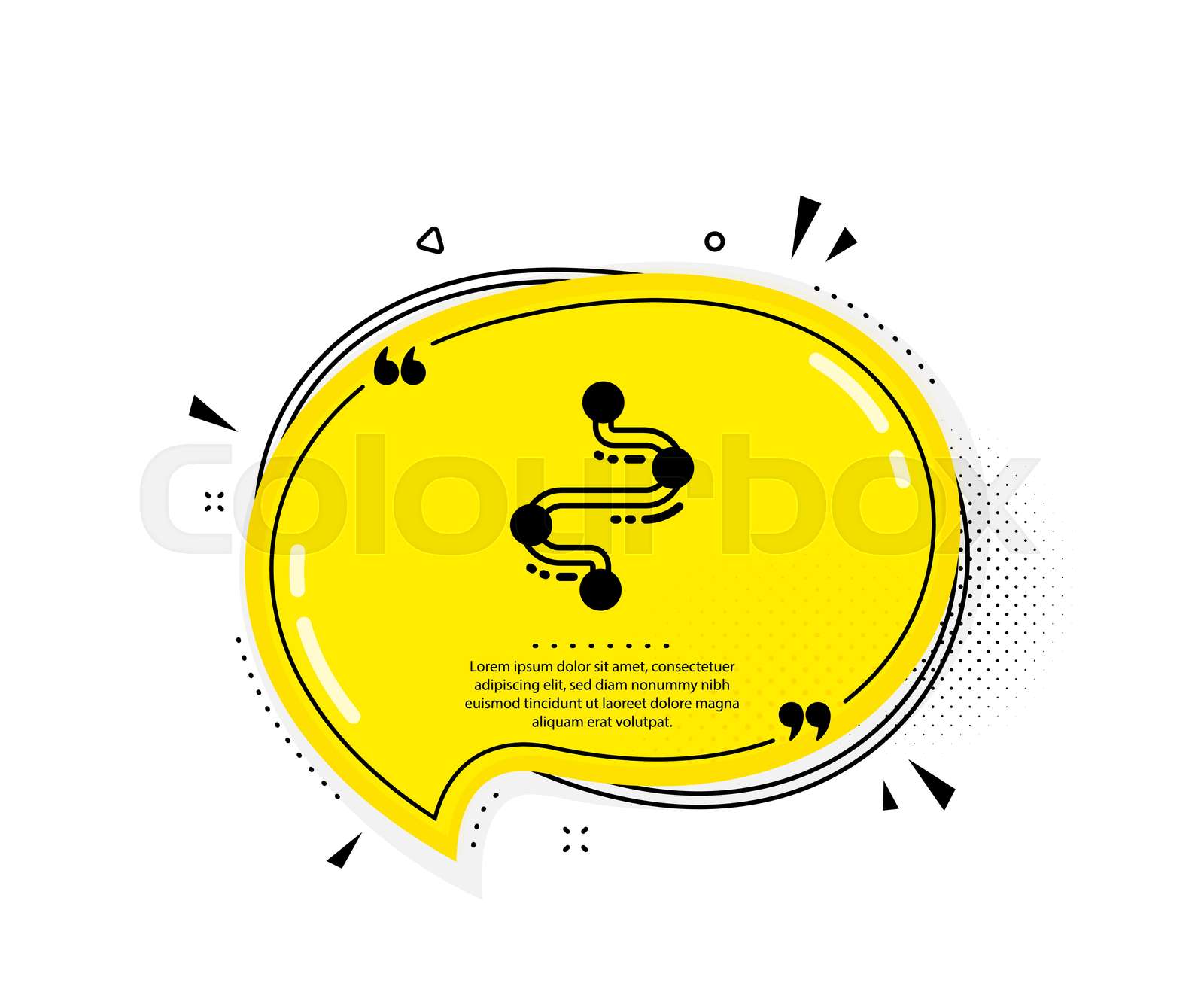 Timeline icon. Project process, journey path sign. Vector | Stock ...