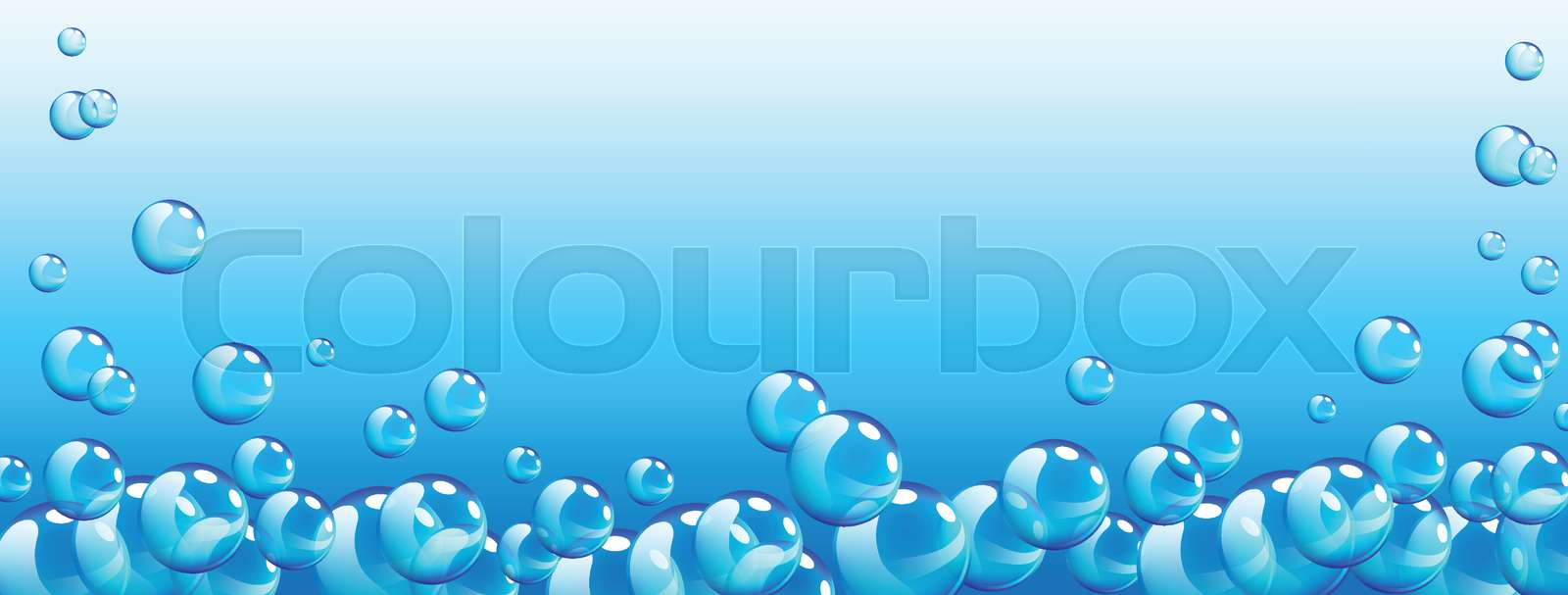 Background of bubbles vector for Laundry and cleaning concept | Stock ...