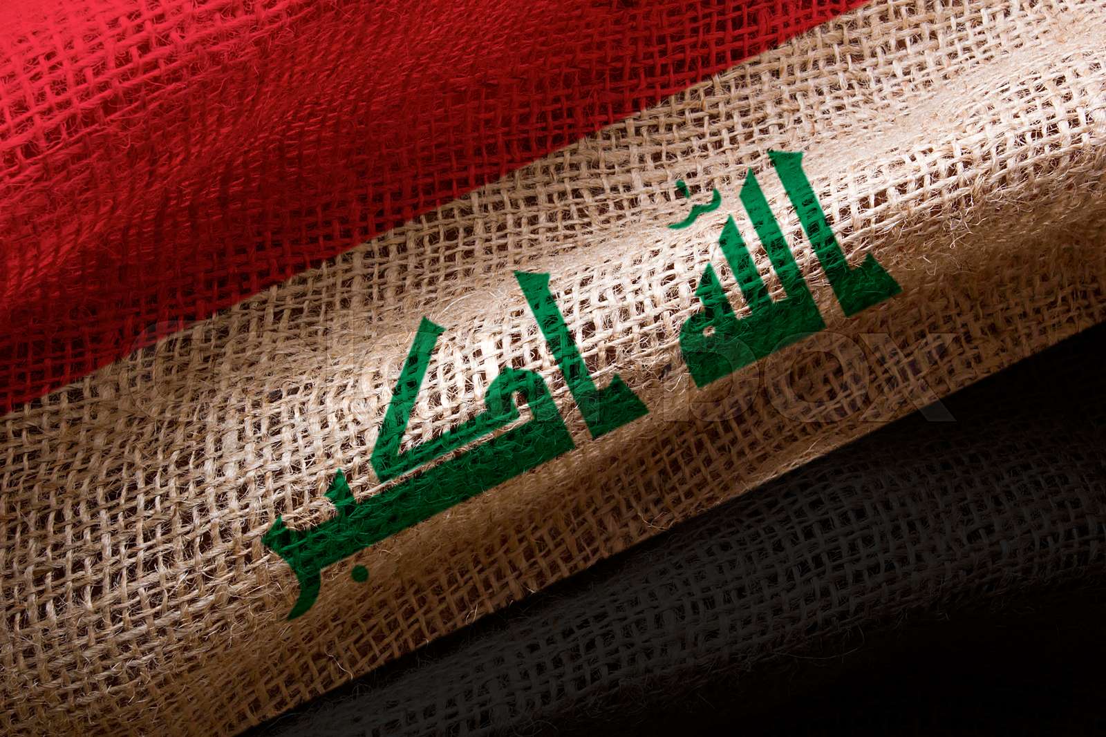 Photo of flag of Iraq | Stock image | Colourbox