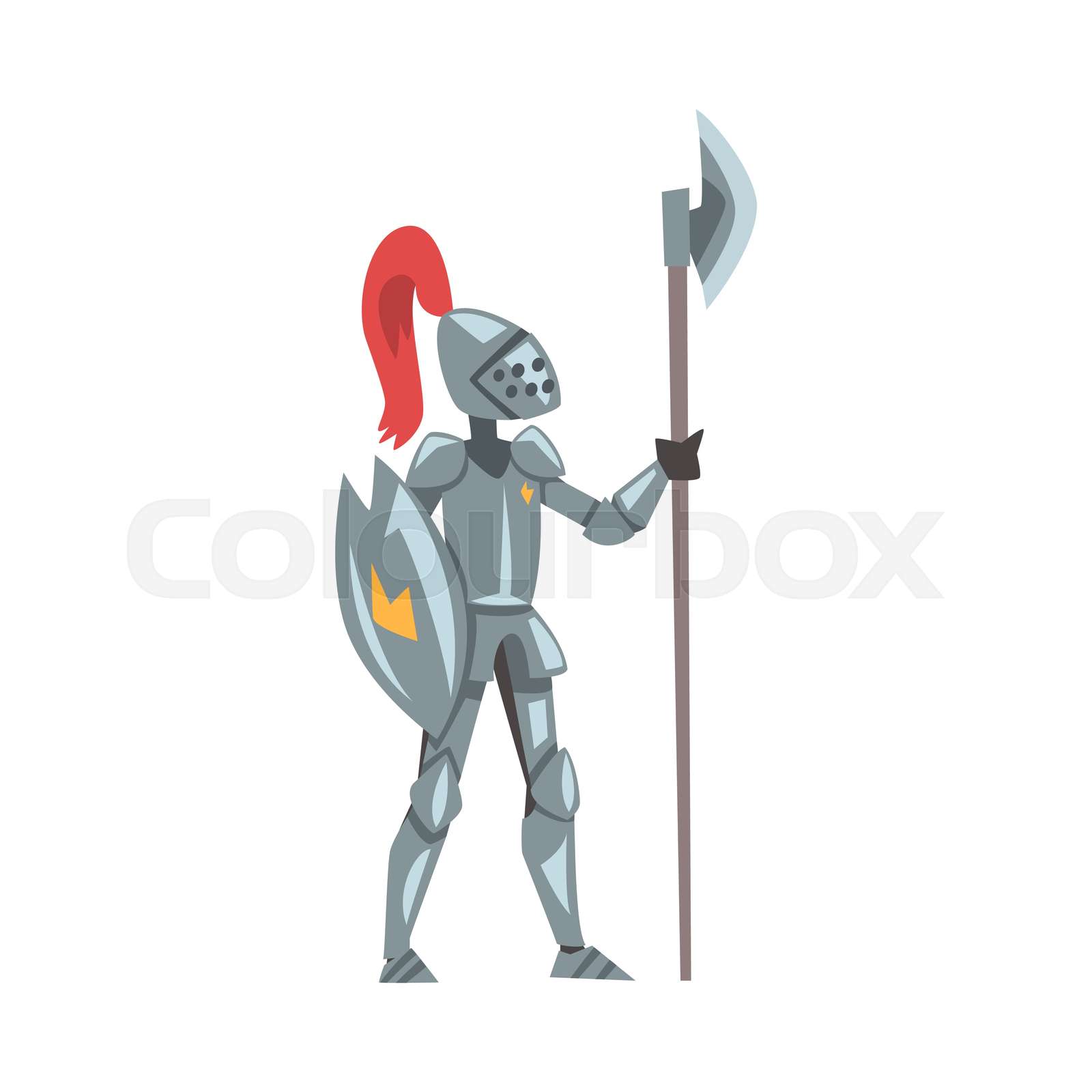 Cartoon Medieval Knight Armor