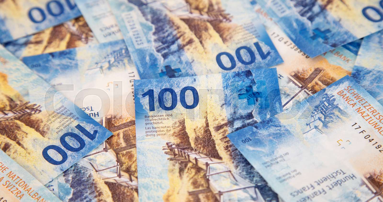 Swiss francs | Stock image | Colourbox
