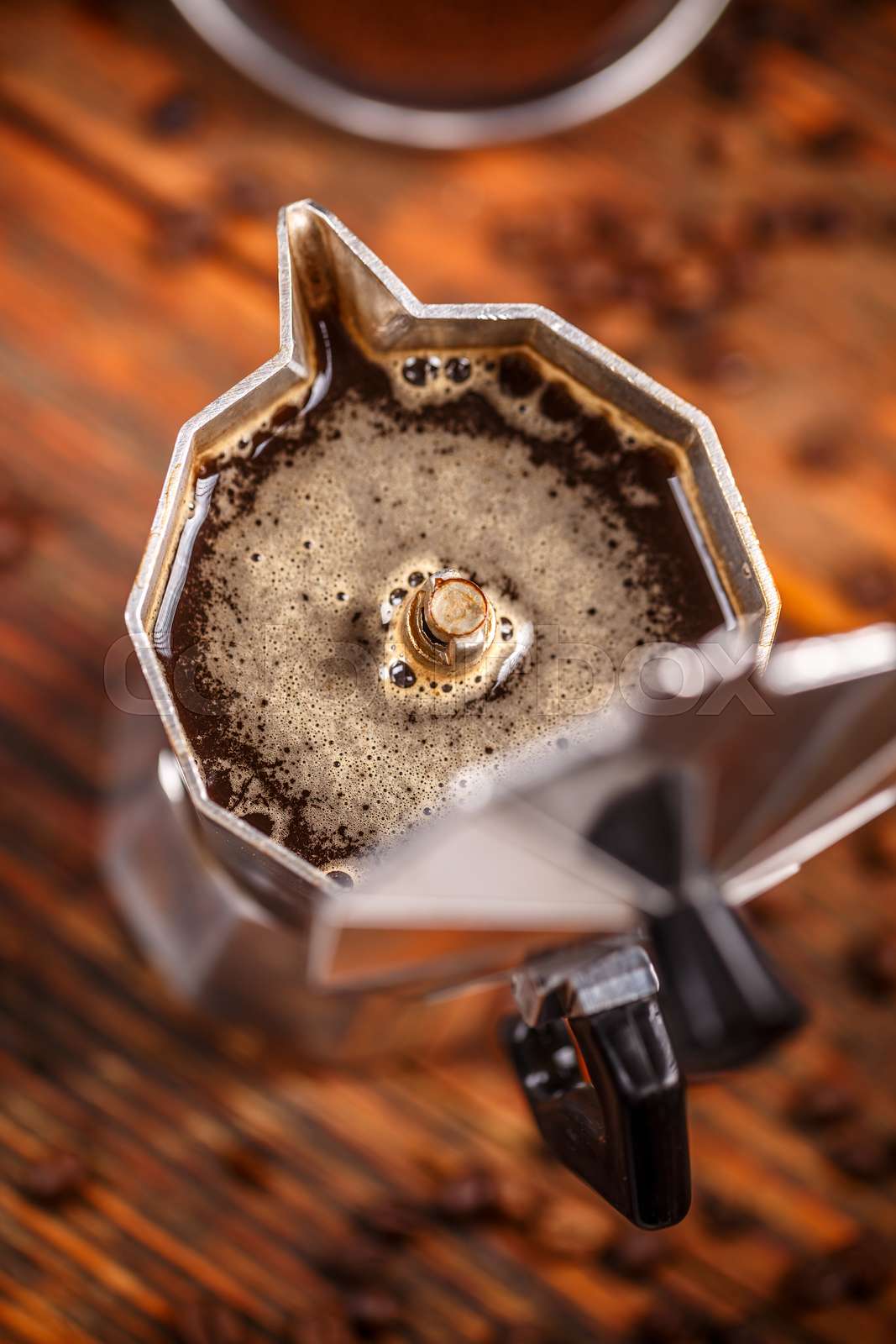 Percolated espresso coffee | Stock image | Colourbox
