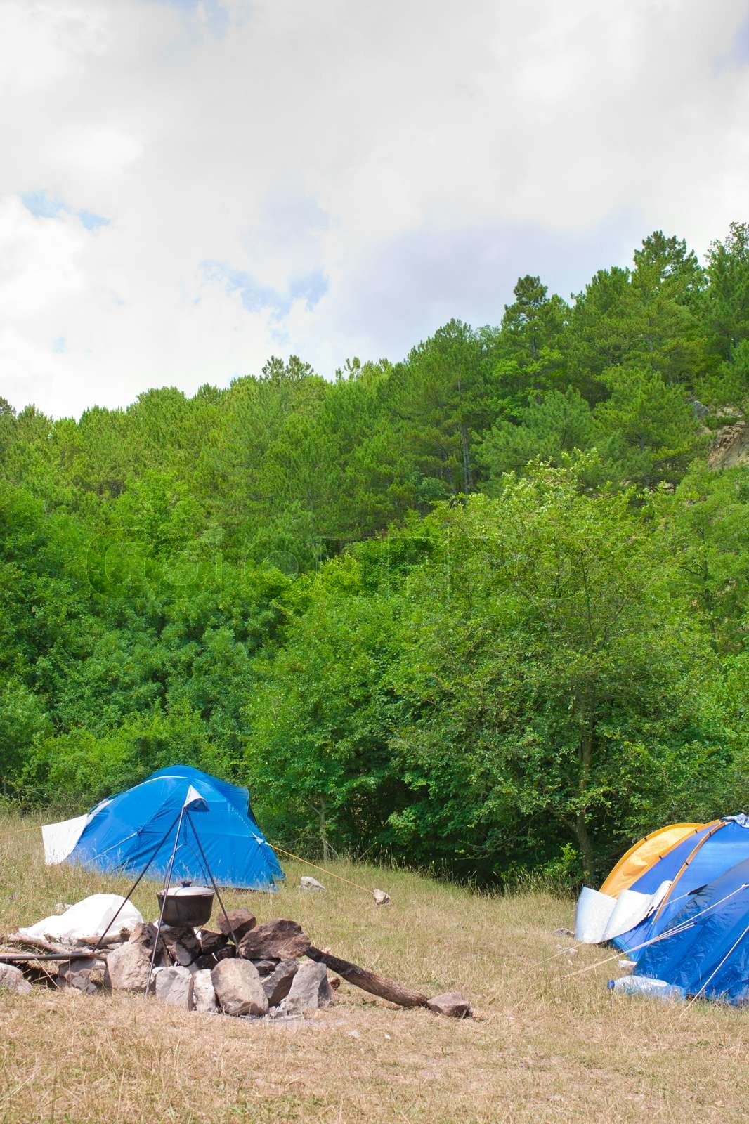 Spring camping | Stock image | Colourbox