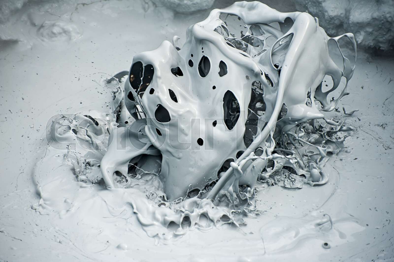 Hot exploding mud | Stock image | Colourbox