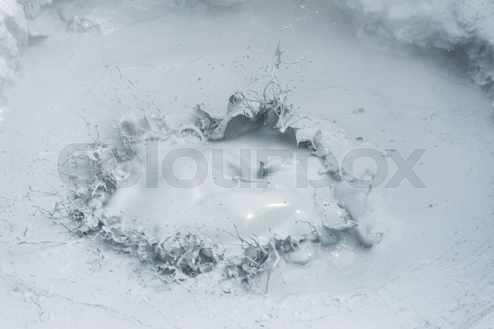 Hot exploding mud | Stock image | Colourbox