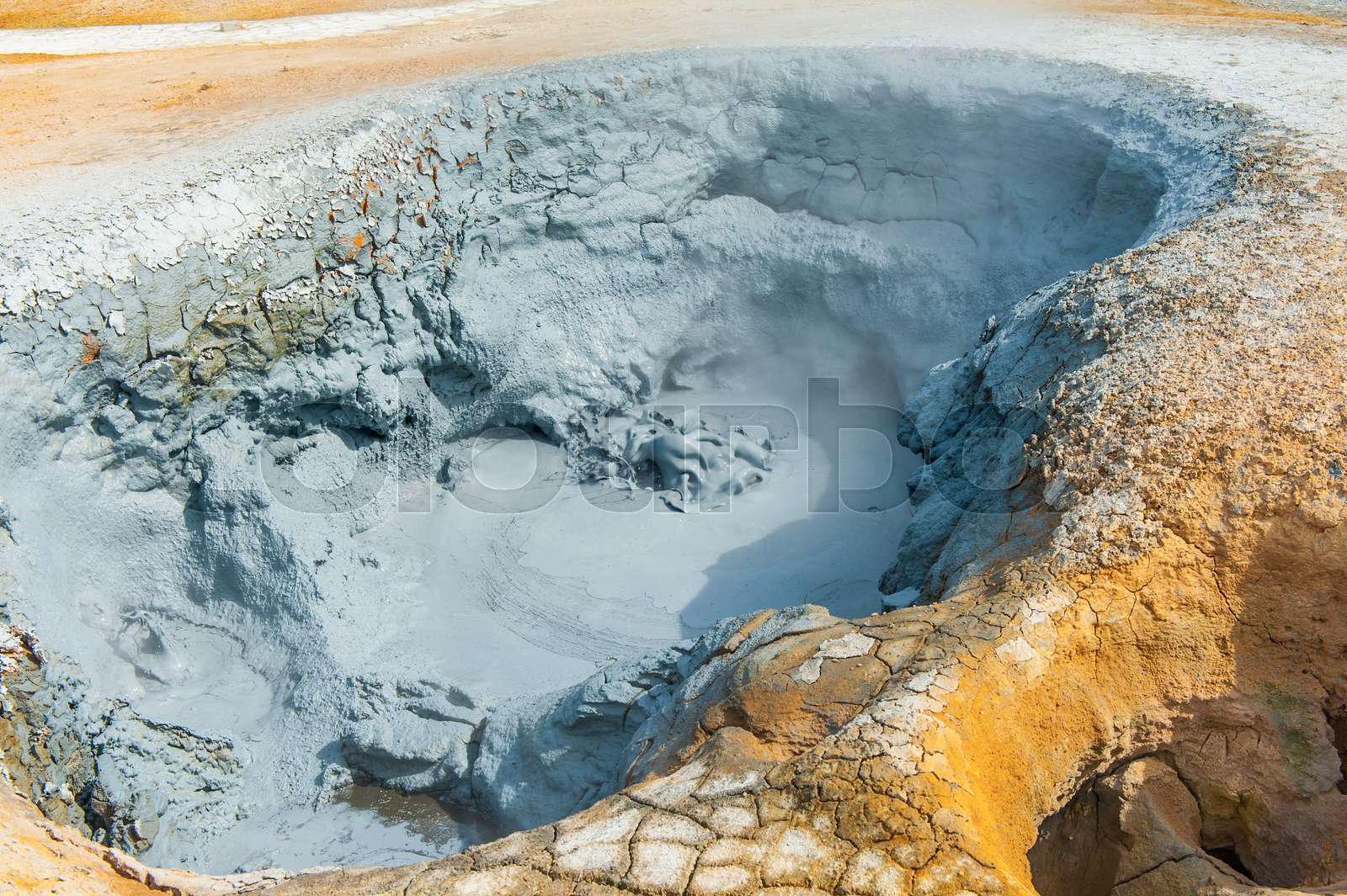 Hot exploding mud | Stock image | Colourbox