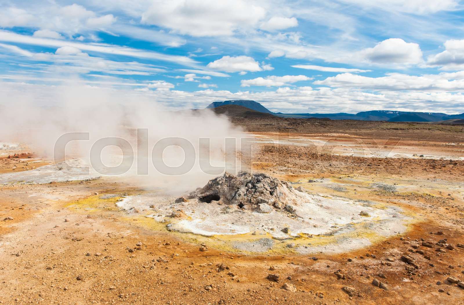 Fumarole | Stock image | Colourbox