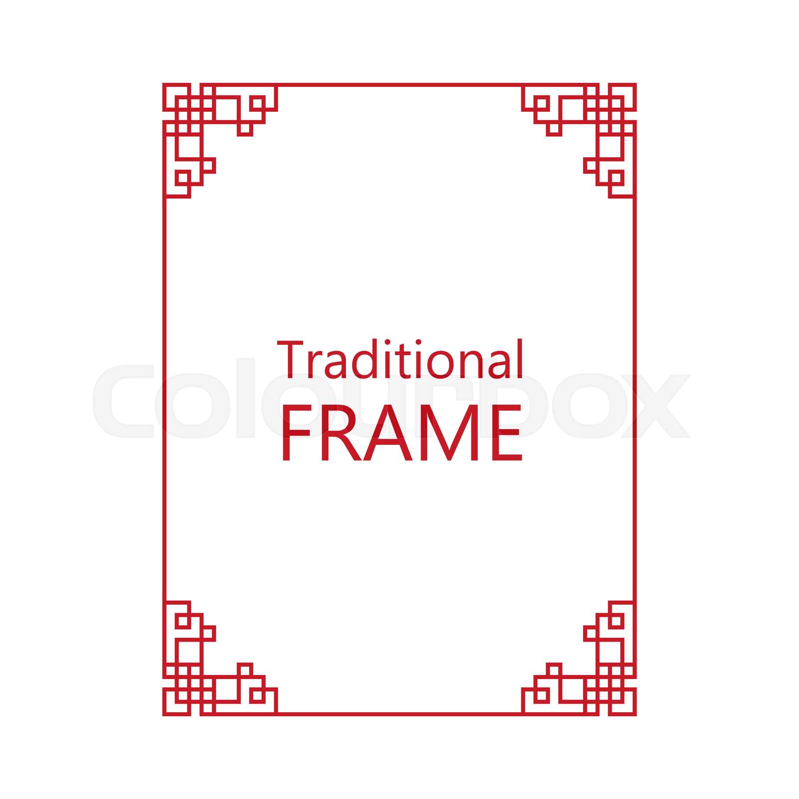 Chinese, japanese, korean frame. Asian traditional ornate. | Stock ...