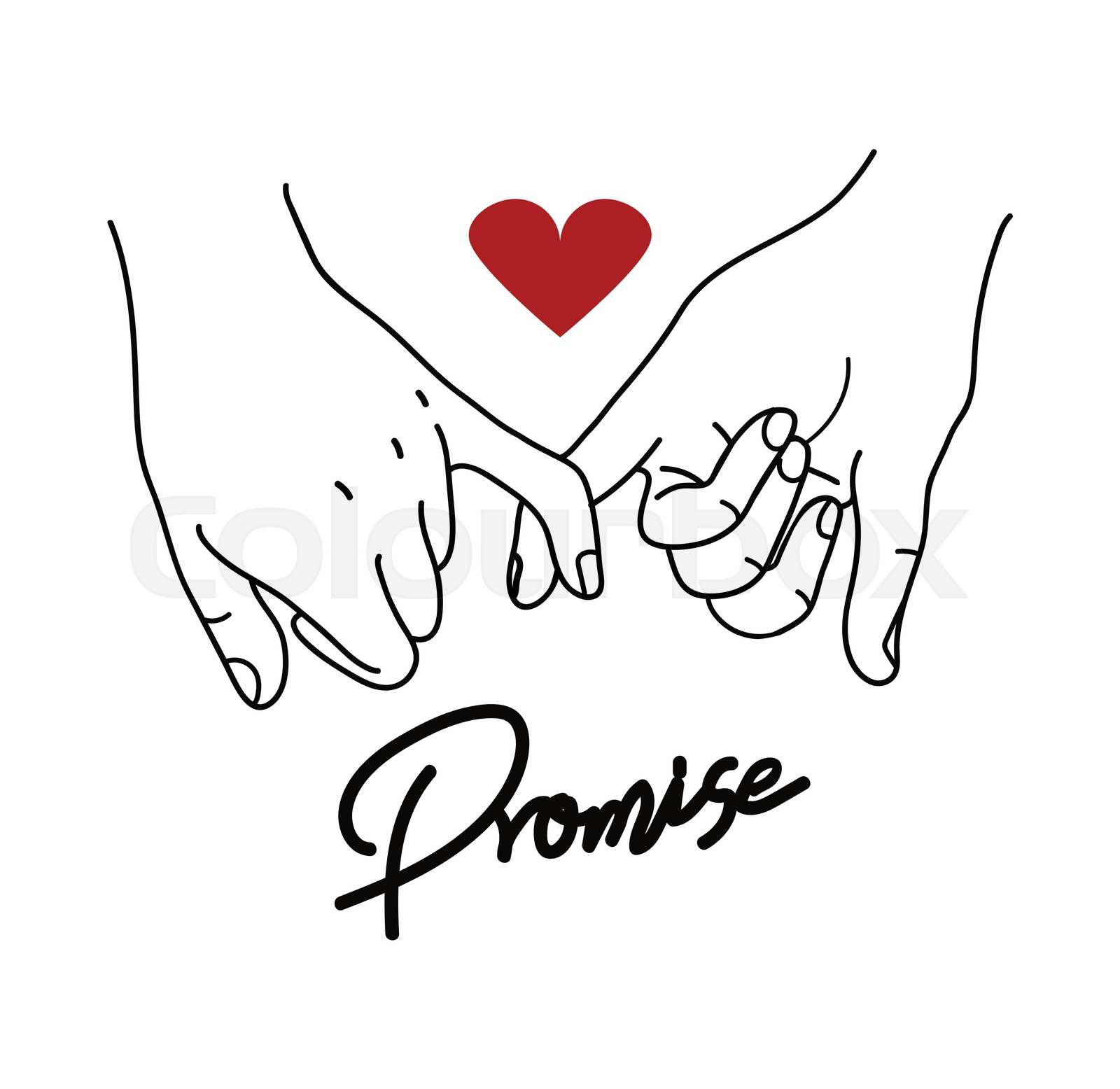 Pinky Promise Sketch