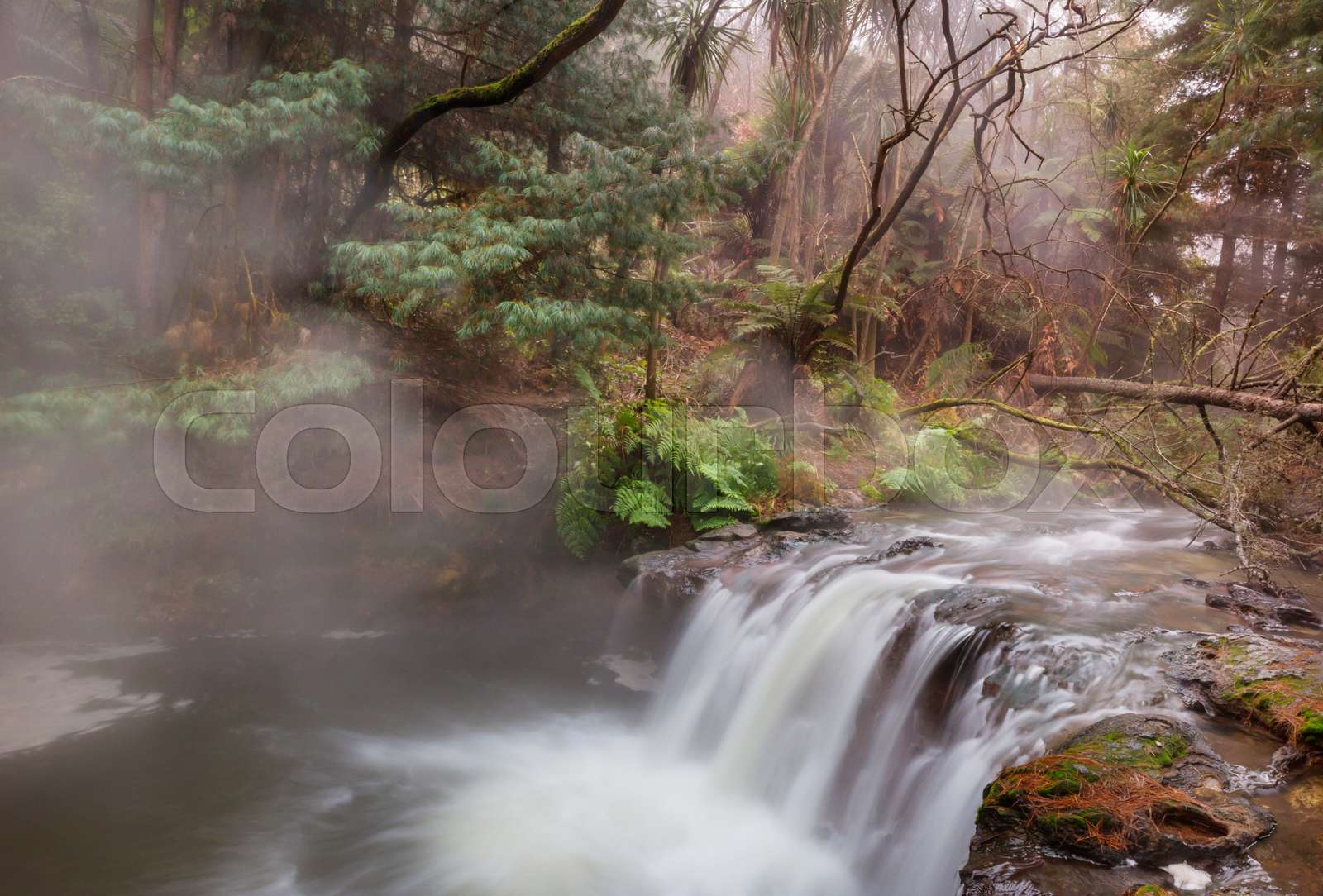 Hot waterfall | Stock image | Colourbox