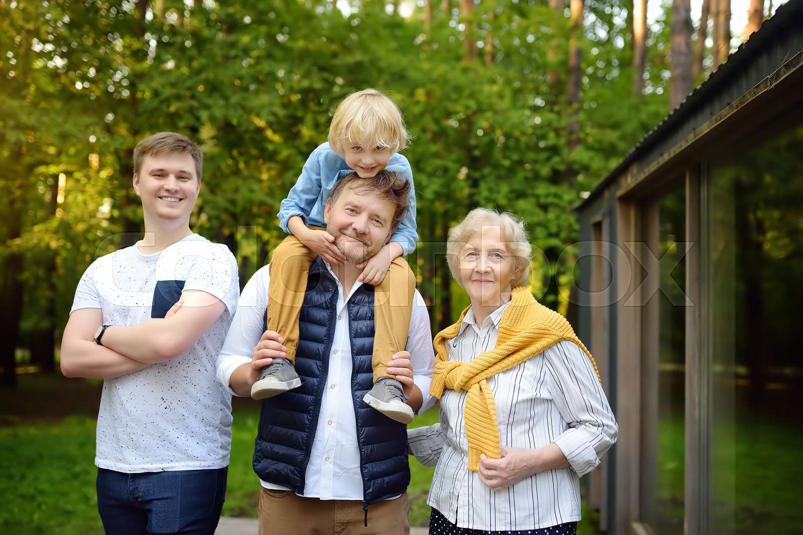 stor, generationer, familie | Stock foto | Colourbox
