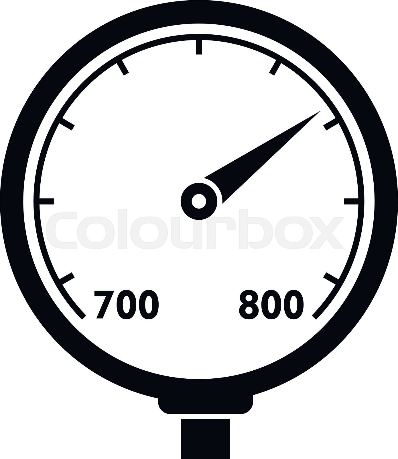 Gauge barometer icon, simple style | Stock vector | Colourbox Gauge barometer icon, simple style | Stock vector | Colourbox