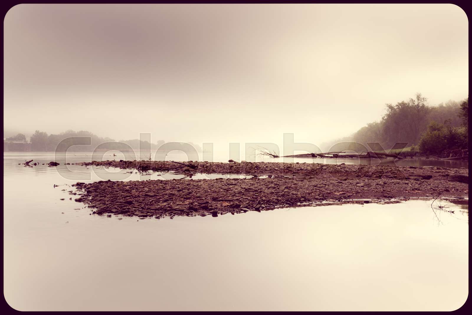 Sandbar on the Ohio River | Stock image | Colourbox
