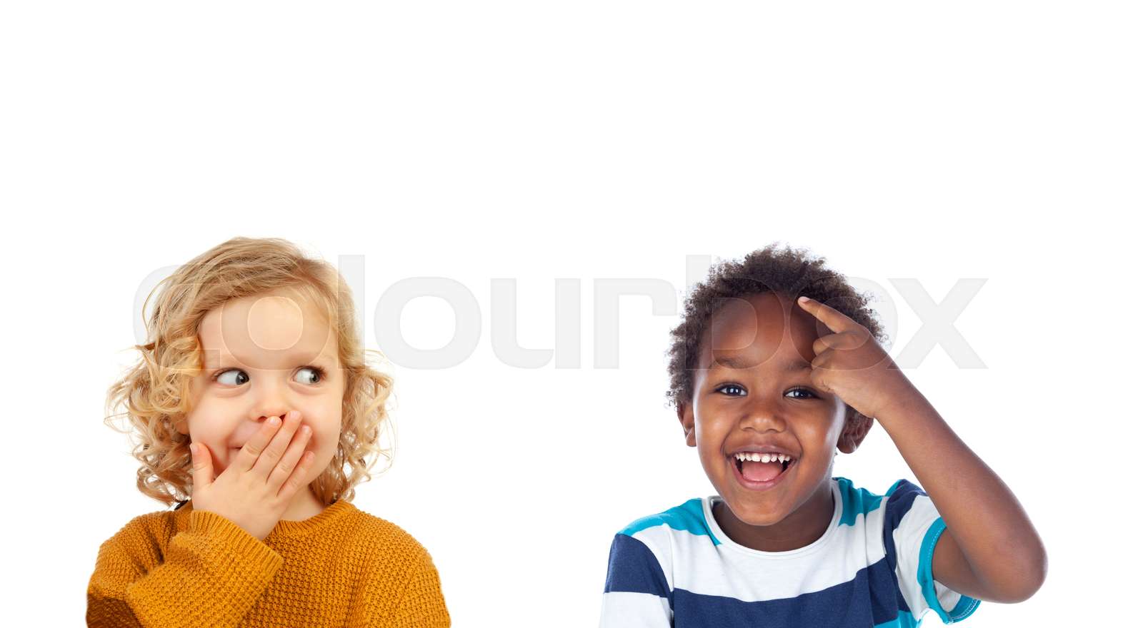 Surprised children | Stock image | Colourbox