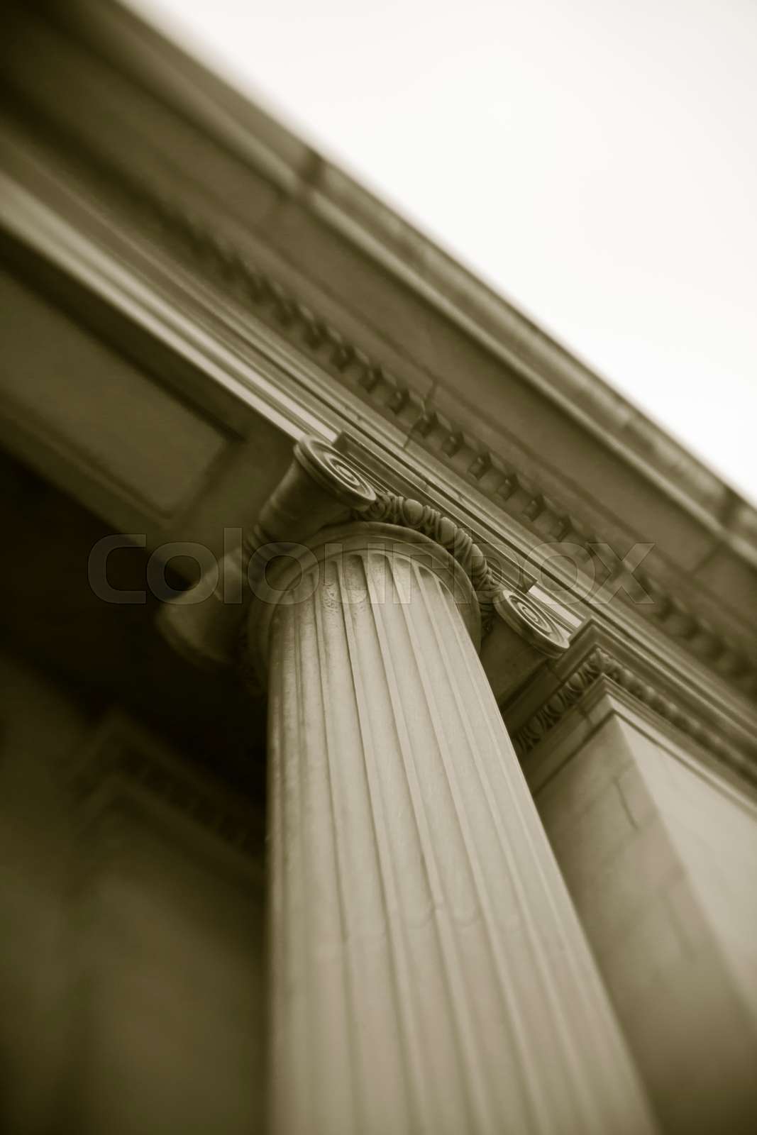 Doric Column | Stock image | Colourbox