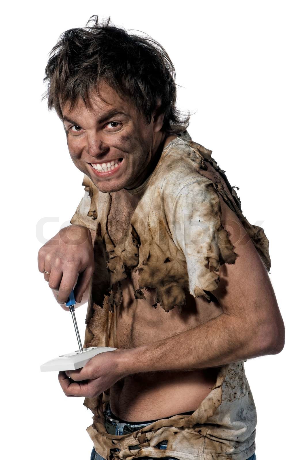 Burnt man | Stock image | Colourbox