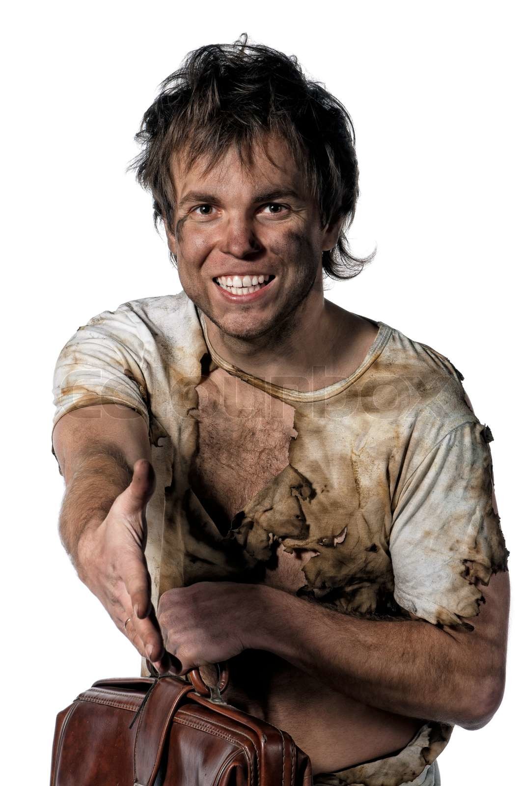 Burnt man | Stock image | Colourbox