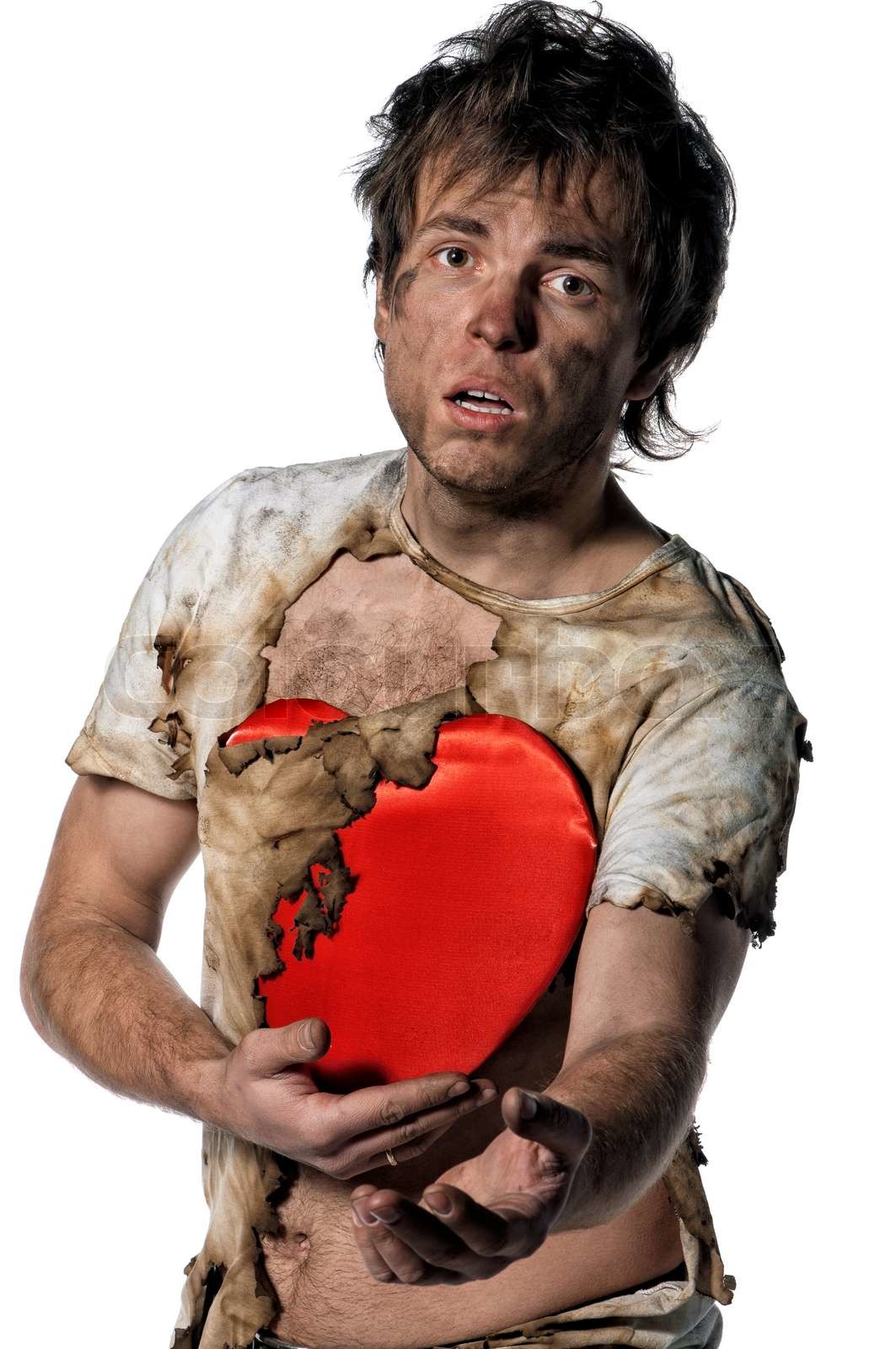 Burnt man | Stock image | Colourbox