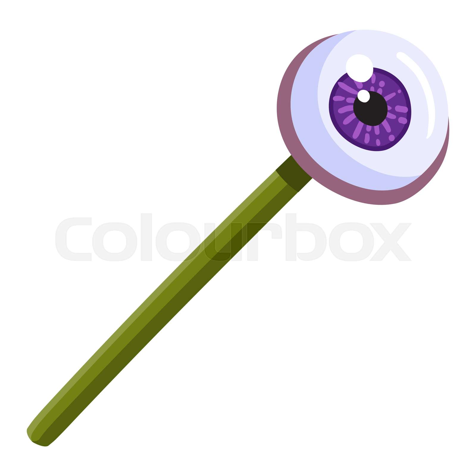 Eye lollipop for Halloween holiday party concept | Stock vector | Colourbox