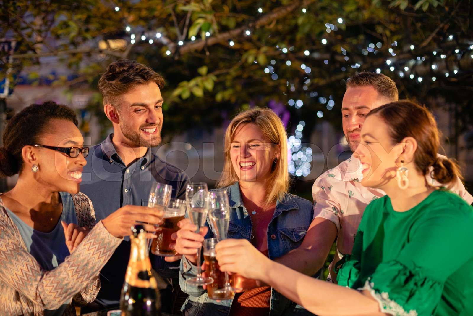 Celebrating with Drinks! | Stock image | Colourbox