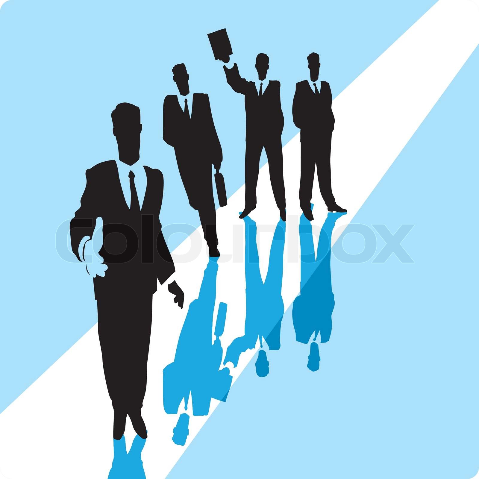 Businessman giving hand | Stock vector | Colourbox