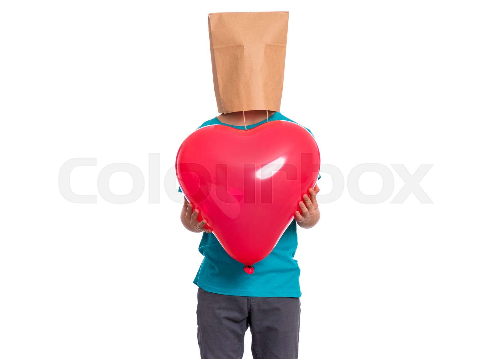 Boy With Paper Bag Over Head Stock Image Colourbox boy-with-paper-bag-over-head-stock-image-colourbox