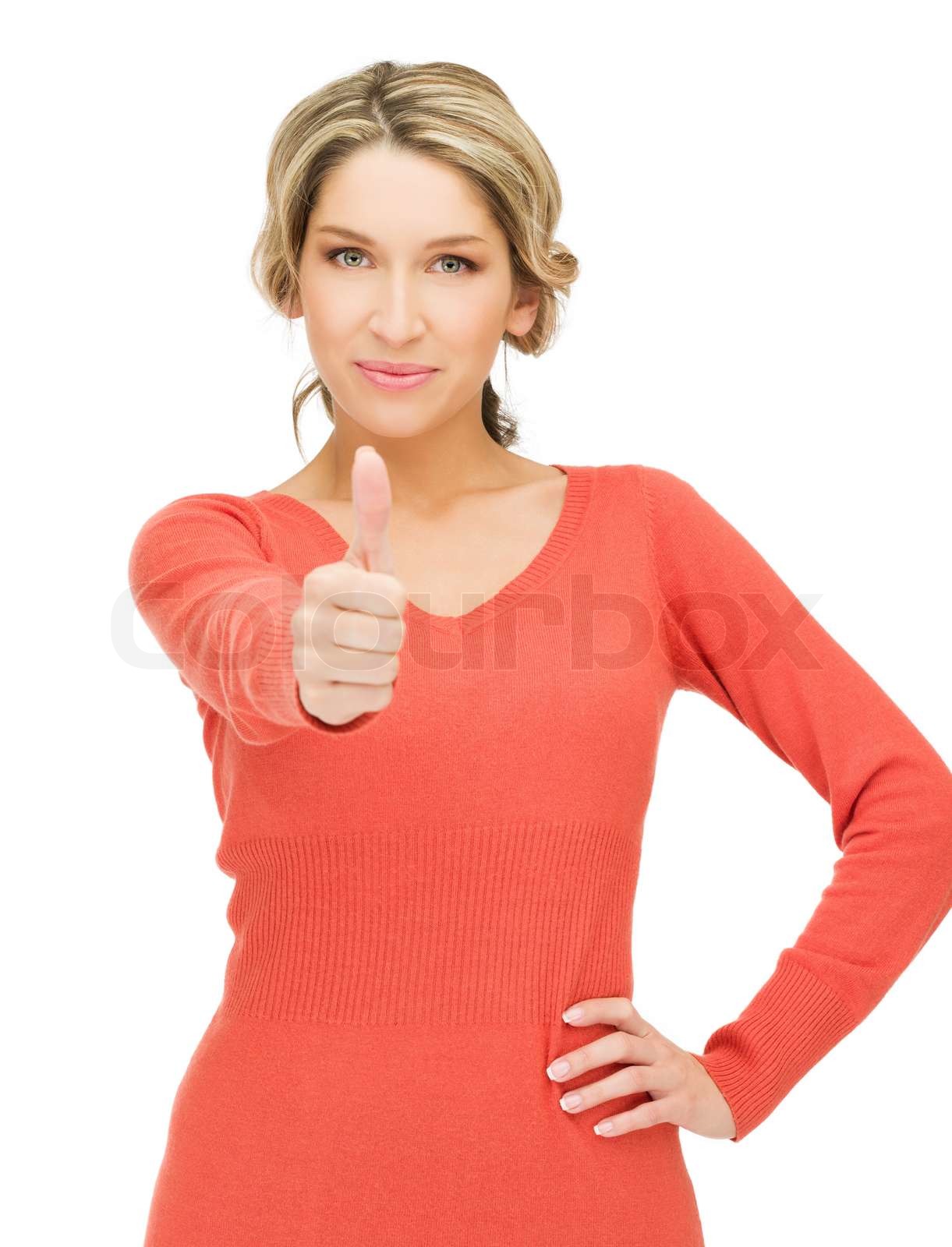 Daumen hoch | Stock Bild | Colourbox