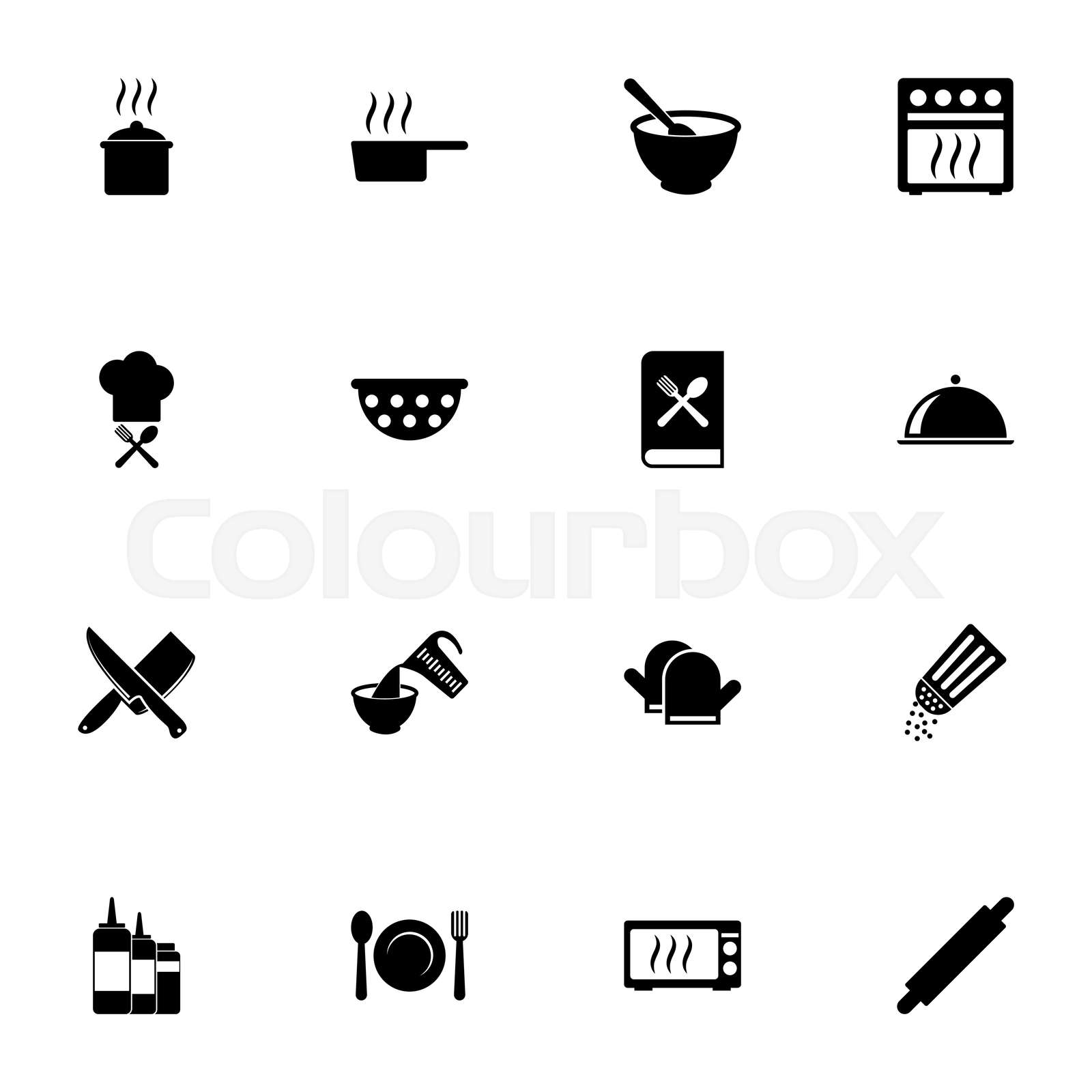 Cooking - Flat Vector Icons | Stock vector | Colourbox