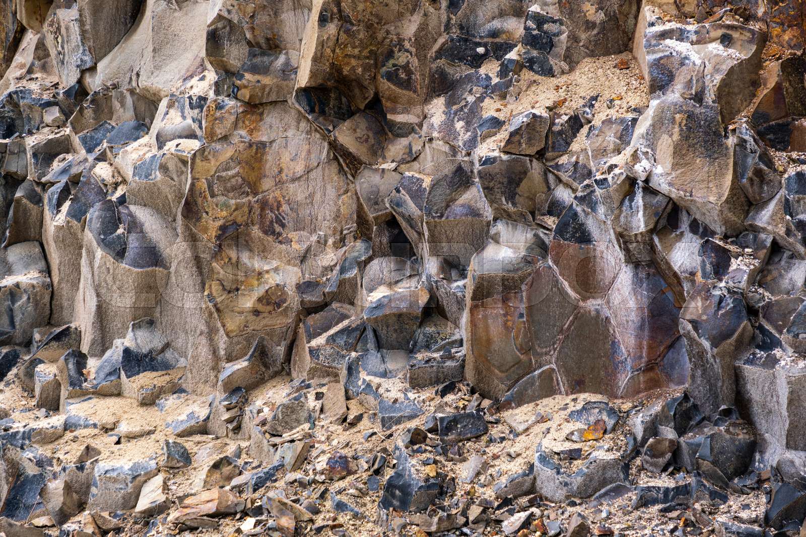 Basalt Pillars Geological Reserve, Ukraine | Stock image | Colourbox