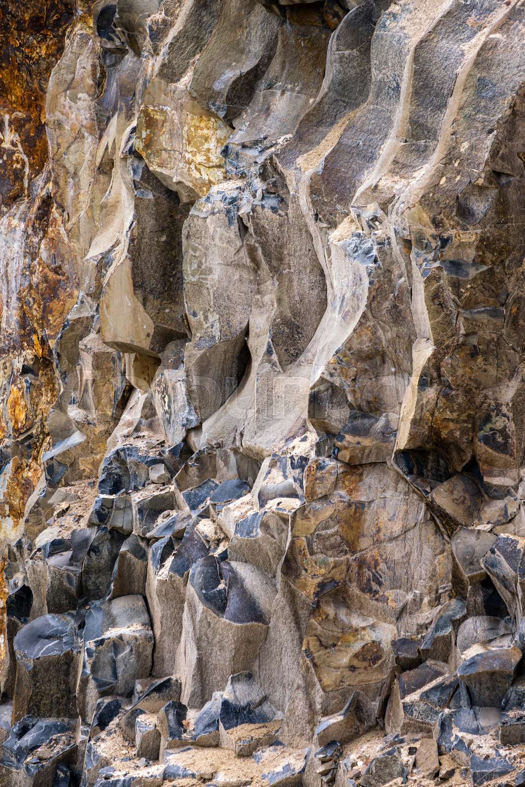 Basalt Pillars Geological Reserve, Ukraine | Stock image | Colourbox