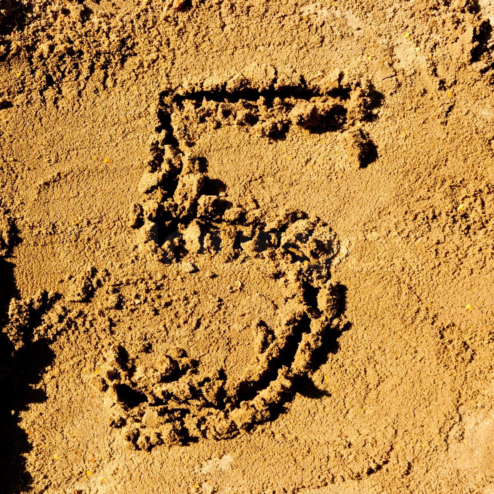 sand number | Stock image | Colourbox