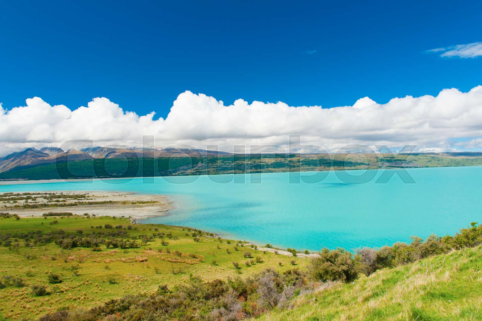 Lake Pukaki | Stock image | Colourbox