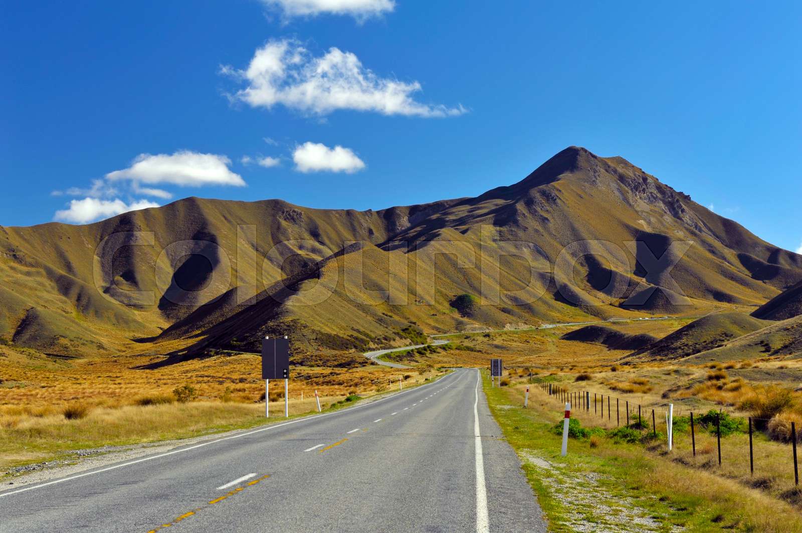 Lindis Pass | Stock image | Colourbox