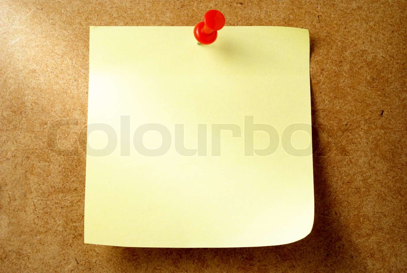 yellow sheet of paper | Stock image | Colourbox