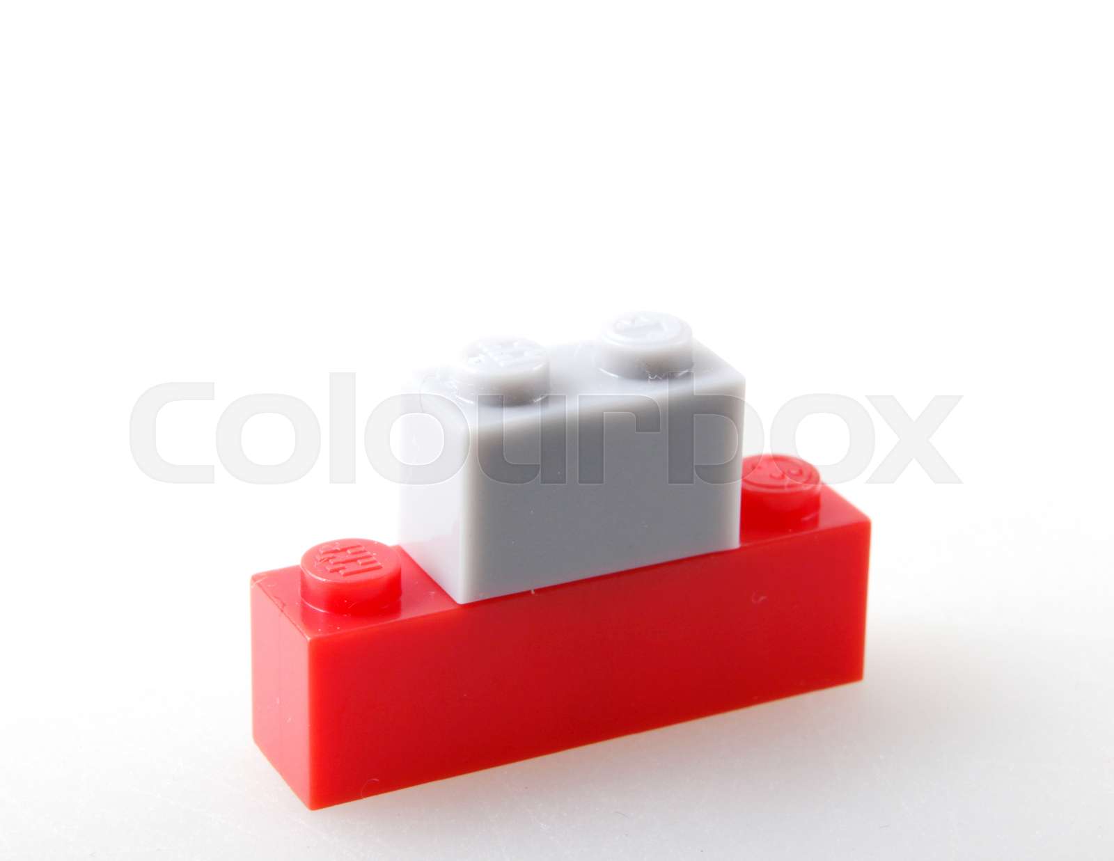 Plastic Block Isolated On White Background | Stock image | Colourbox