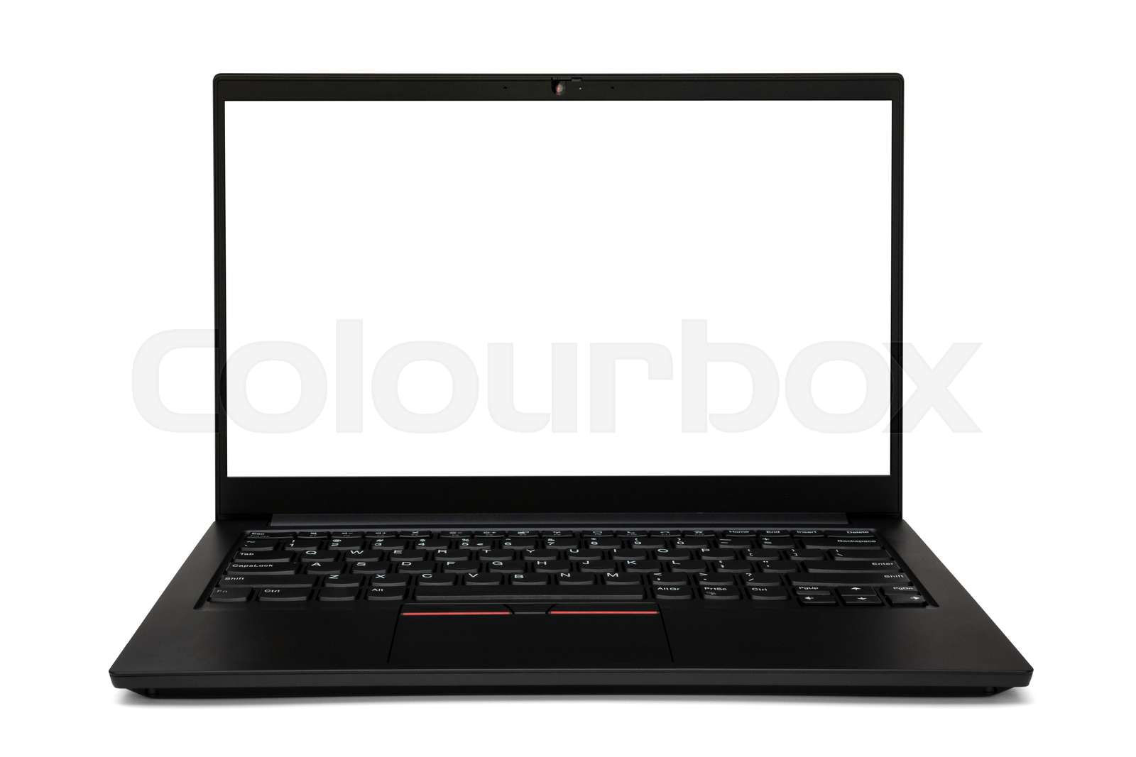 Black modern laptop | Stock image | Colourbox