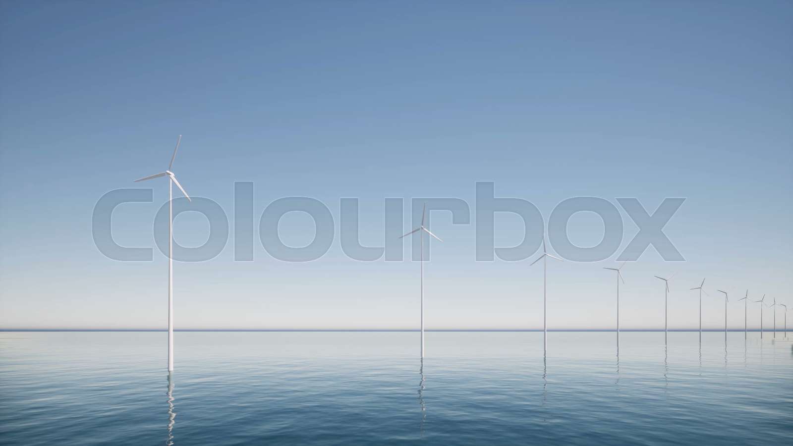 windrad, 3d, wind | Stock Video | Colourbox
