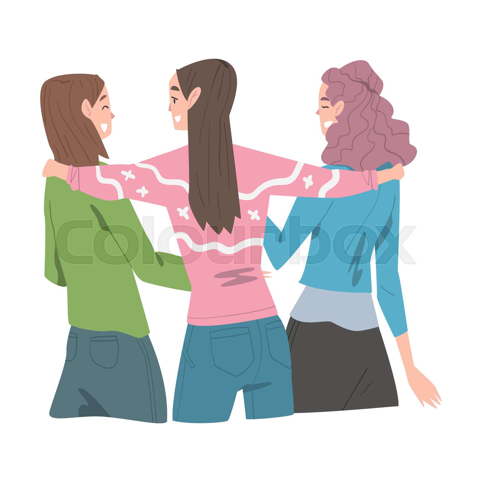 Friendly Hug Clipart