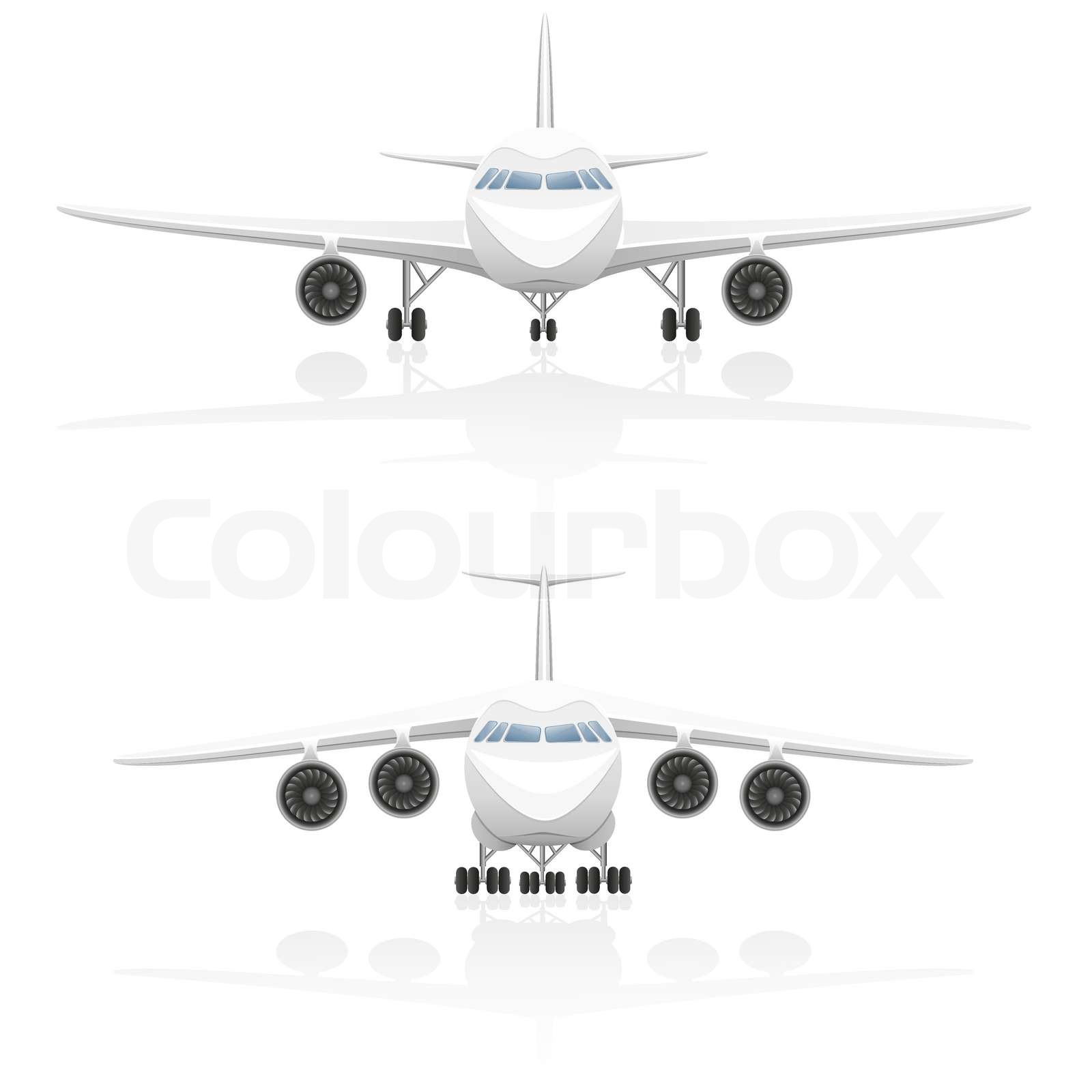 airplane vector illustration | Stock vector | Colourbox